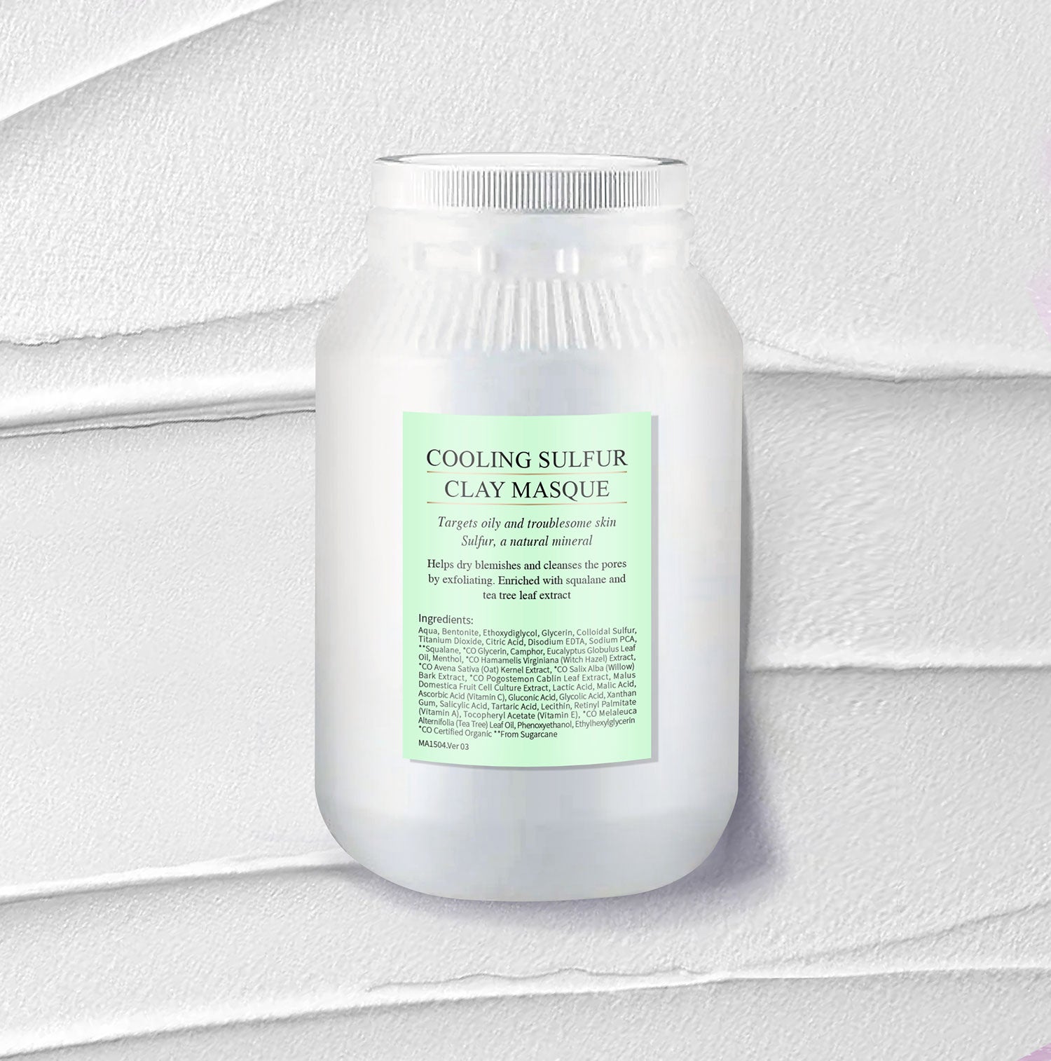 Cooling Sulfur Clay Mask Bulk - Oil Control & Detox