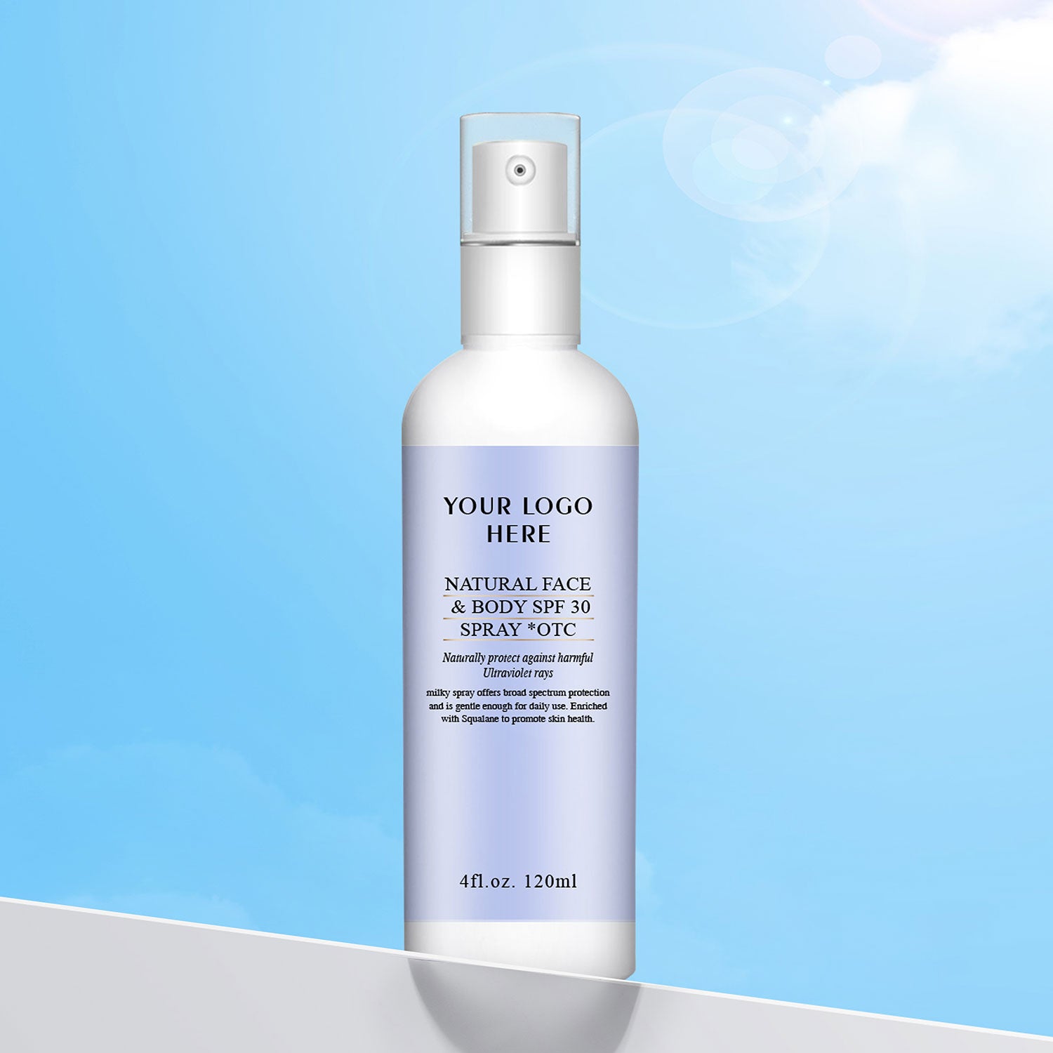 Natural Face & Body SPF 30 Spray *OTC